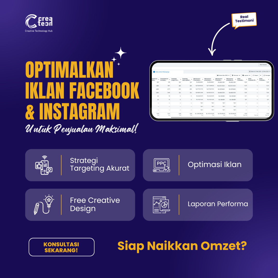 Tutorial Lengkap: Cara Pasang Iklan di Meta Ads (Facebook & Instagram) untuk Pemula - Creative ...